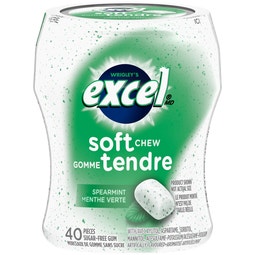 Excel Spearmint Sugarfree Gum Bottle, 60 Pieces | EXCEL Gum